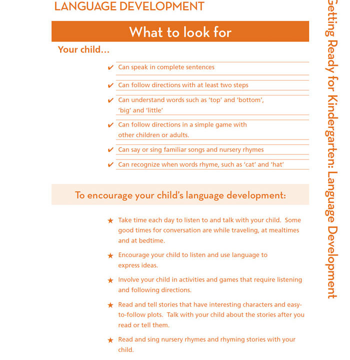Kindergarten Readiness Checklist | MECK Pre-K