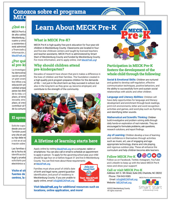 Partner Toolkit - MECK Pre-K