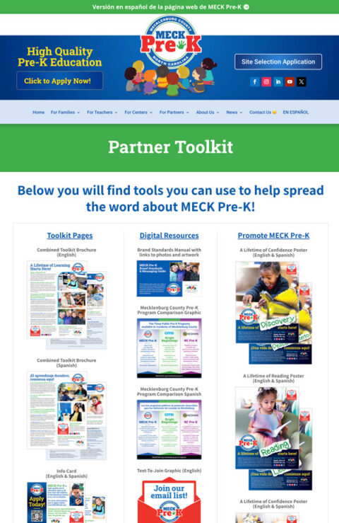 2024-2025 MECK Pre-K Marketing Toolbox | MECK Pre-K