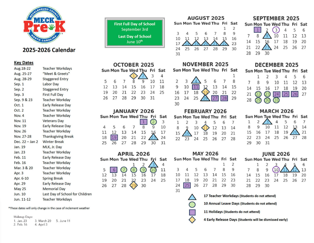 Kindergarten Readiness Checklist | MECK Pre-K